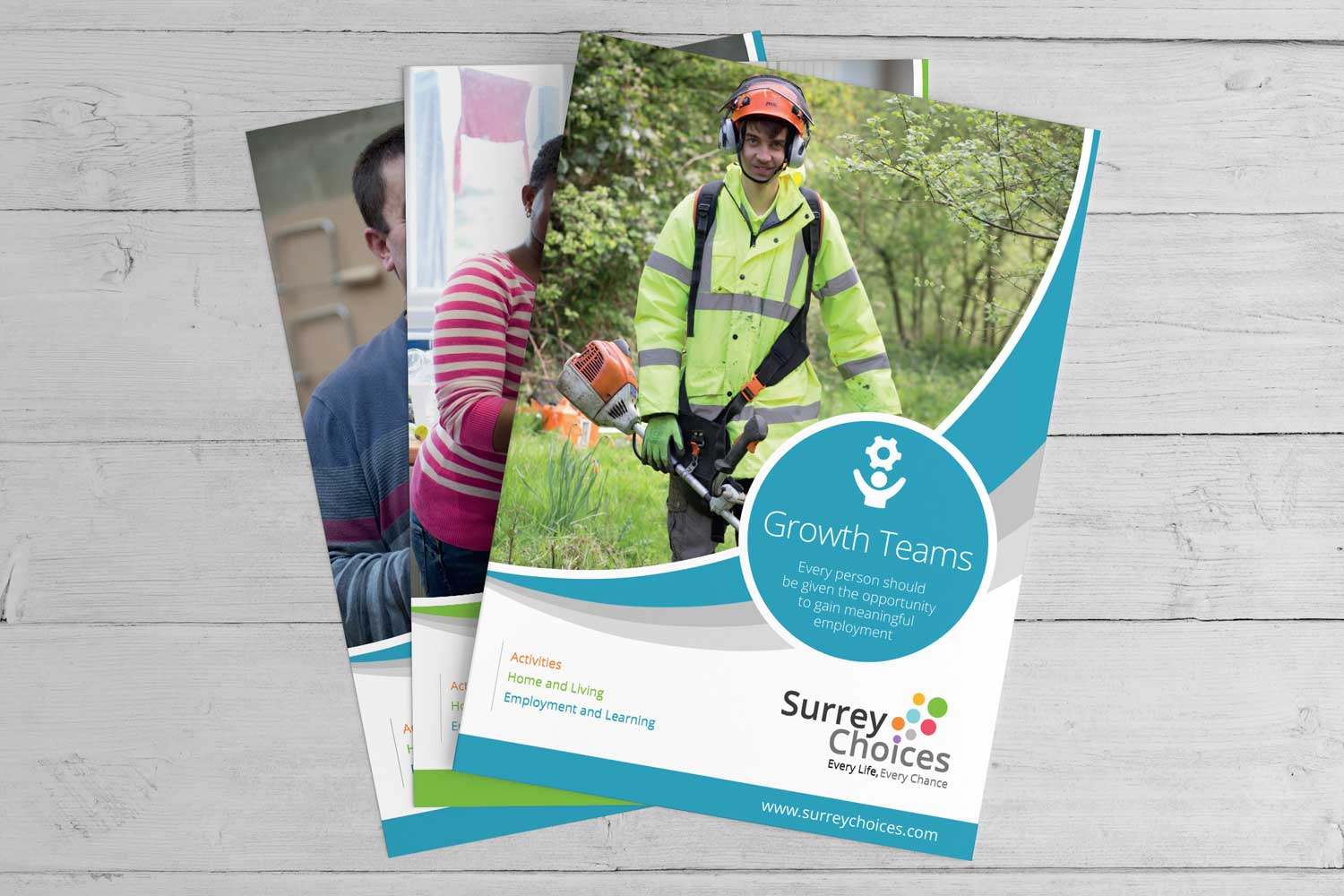 Surrey Choices - New Accessible Brand Design - InDzine